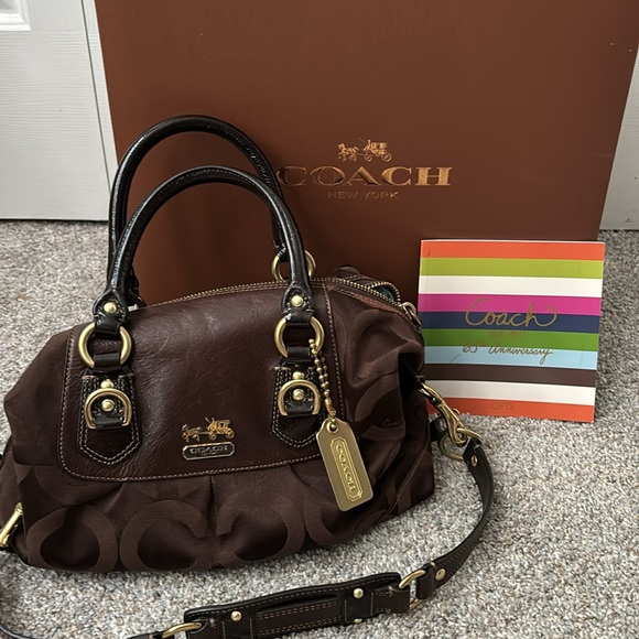 Coach | Bags | Authentic Coach 2947 Sabrina Satchel Shoulder Bag ...